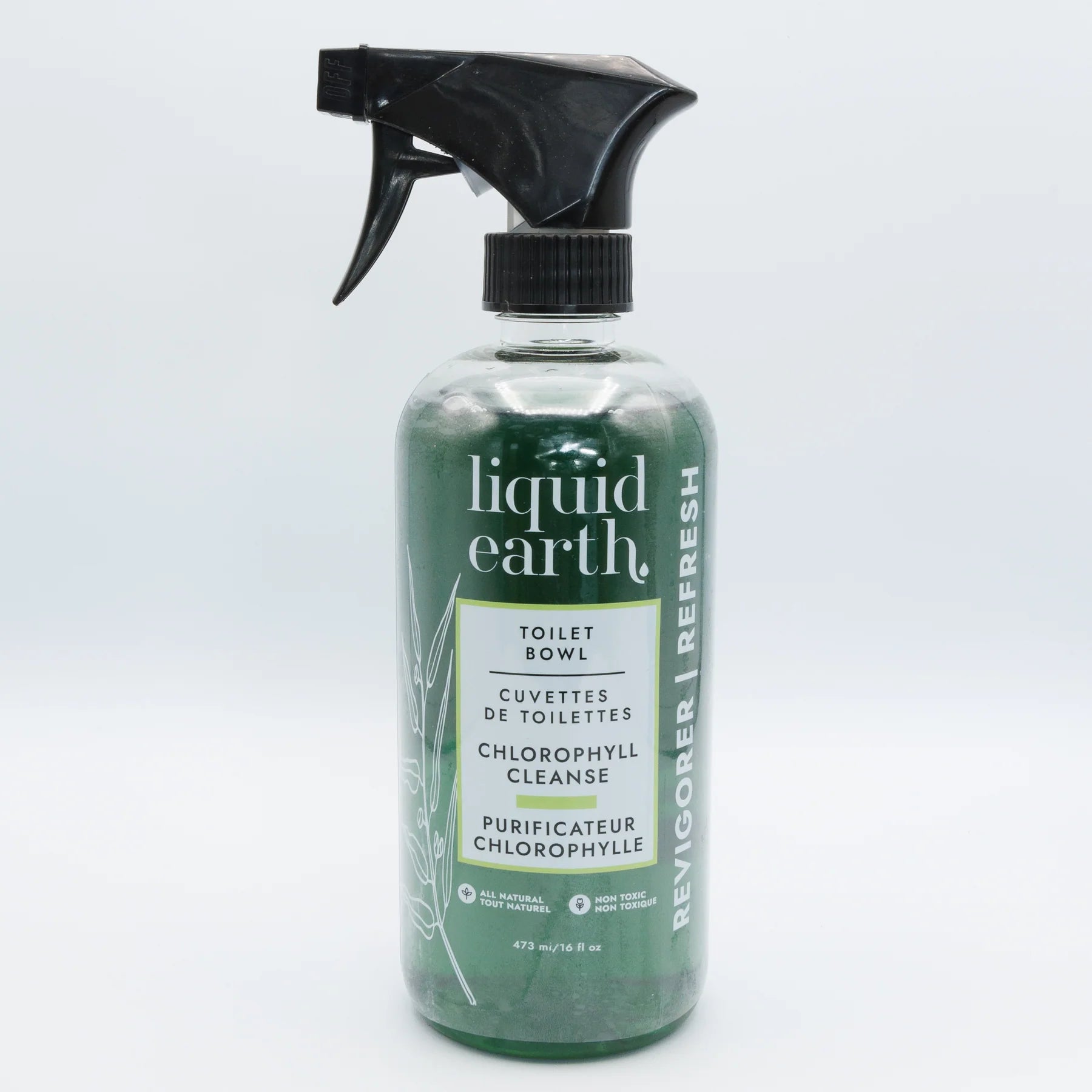 Liquid Earth Toilet Bowl Cleaner Chlorophyll Cleanse