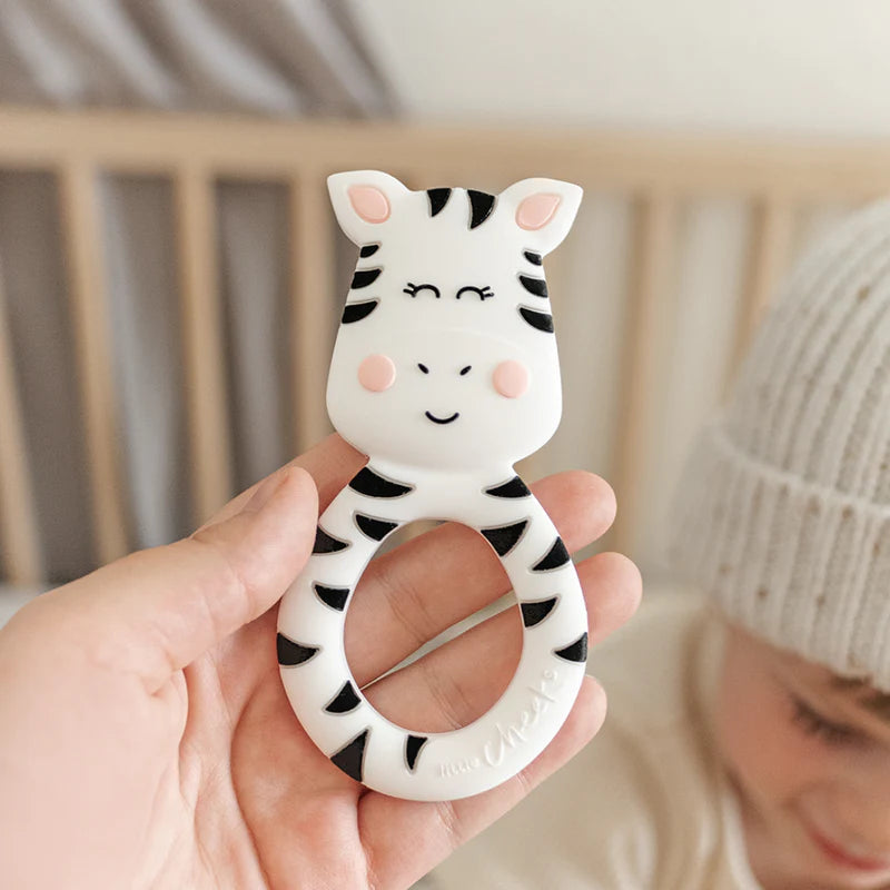 Little Cheeks Teether Zebra