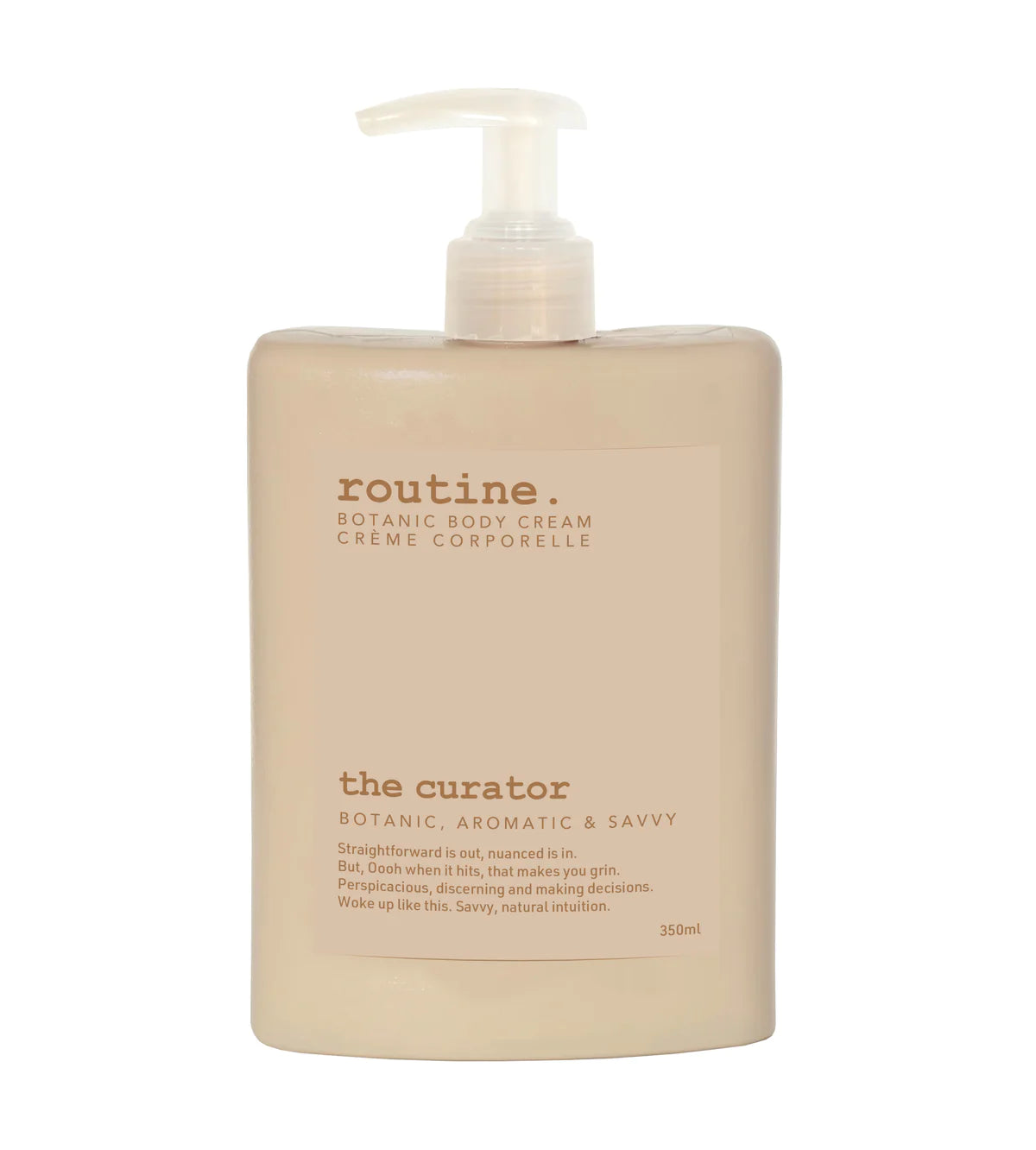 Routine -Natural Body Cream - The Curator